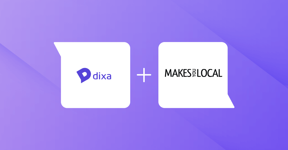 Dixa | Integrations - MakesYouLocal