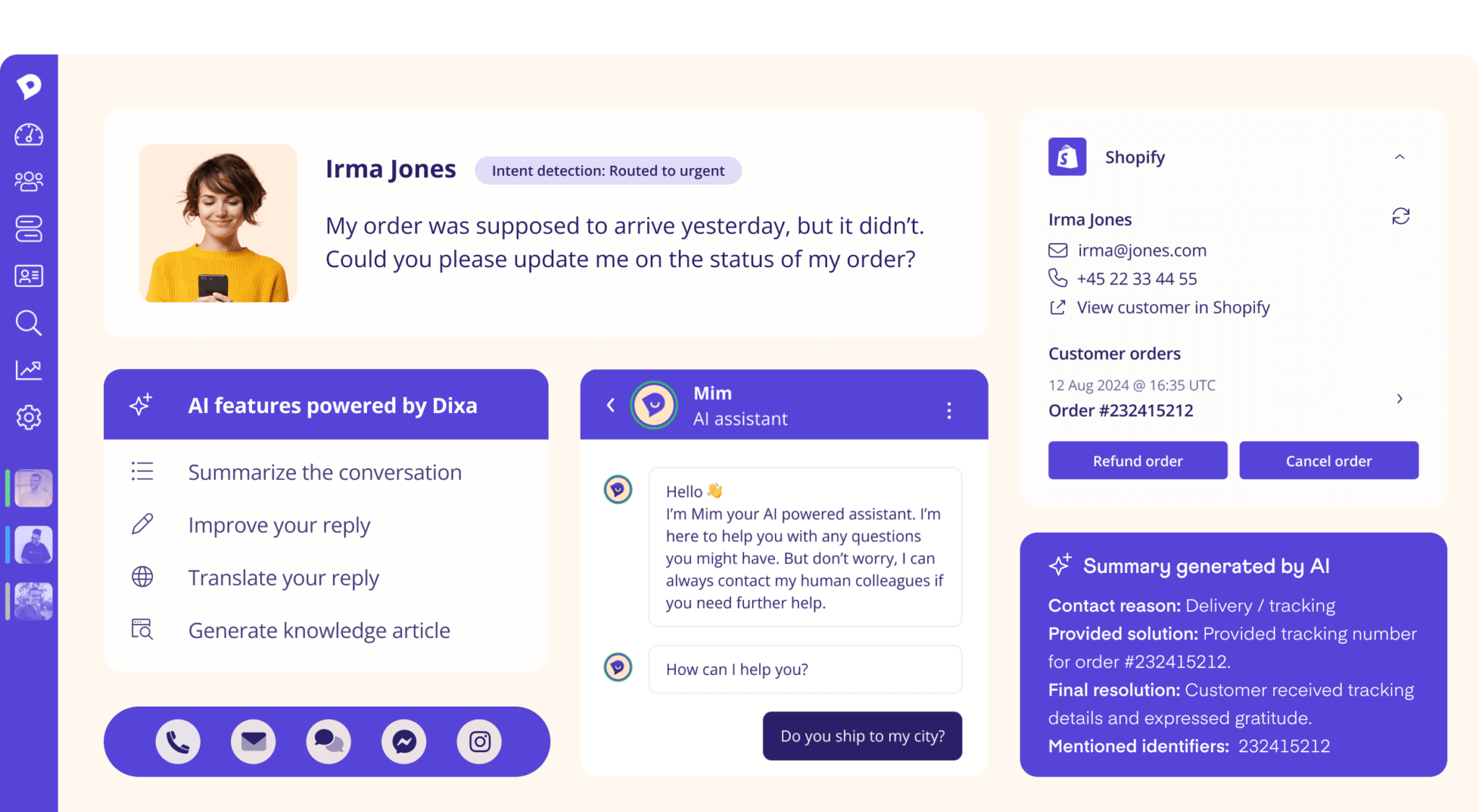Dixa | Customer Service Platform for Consumer Brands